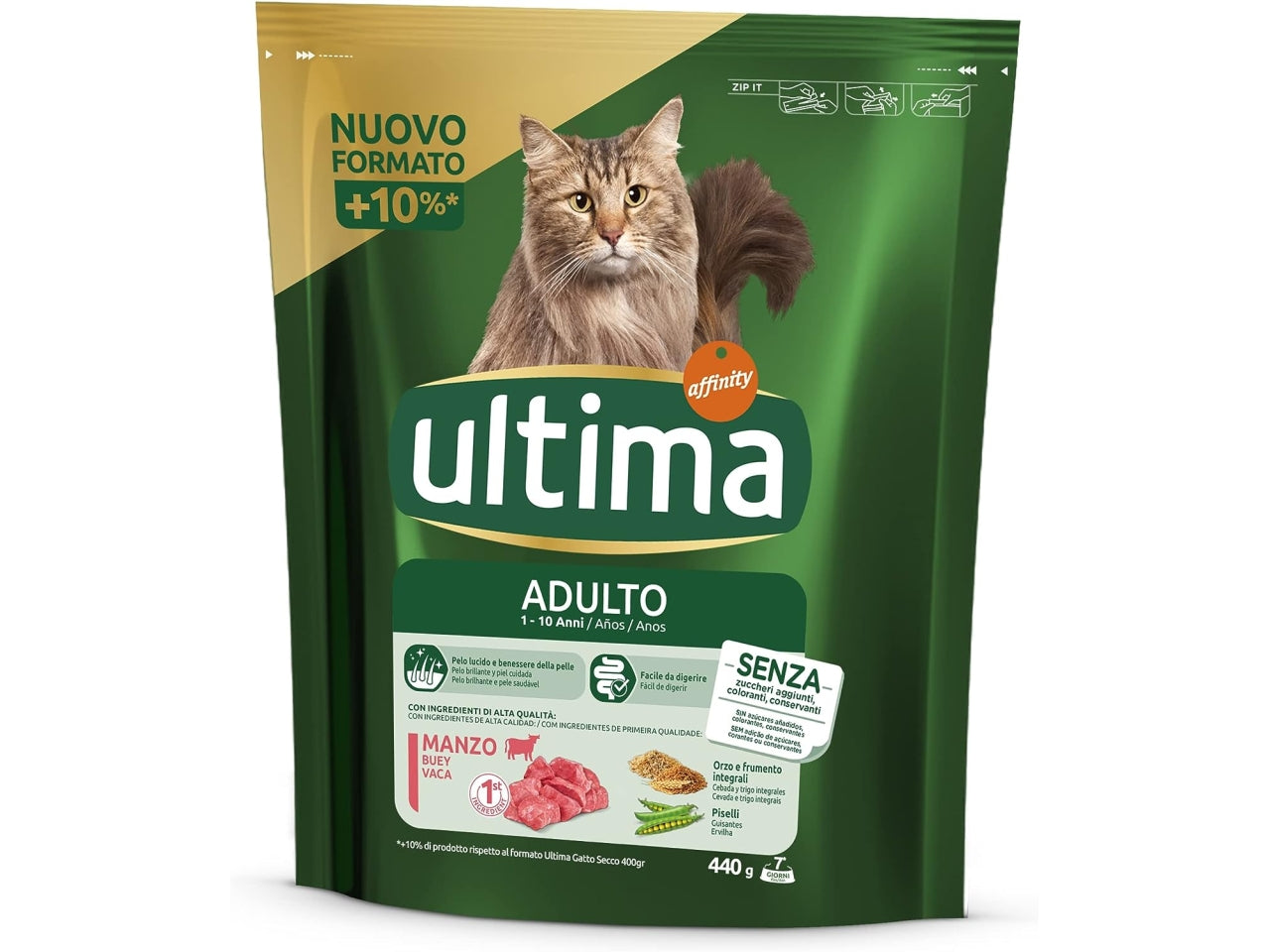 Ultima cat manzo e riso 440 grammi - Galiani Store